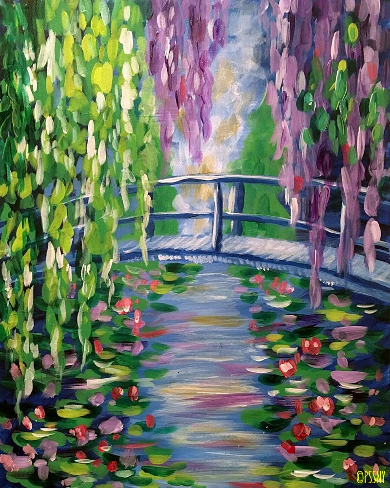 Monet Bridge Claude Monet's Garden At Giverny